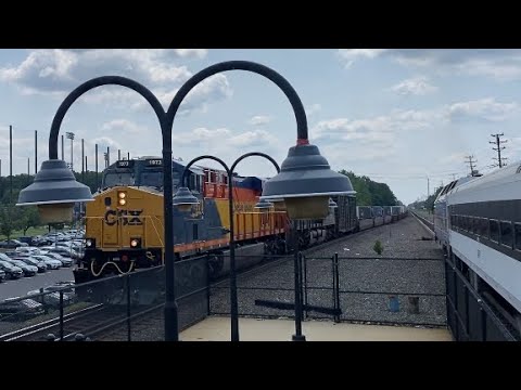 CSXT #1973 Leads IO-32 With NJT #4502 - YouTube