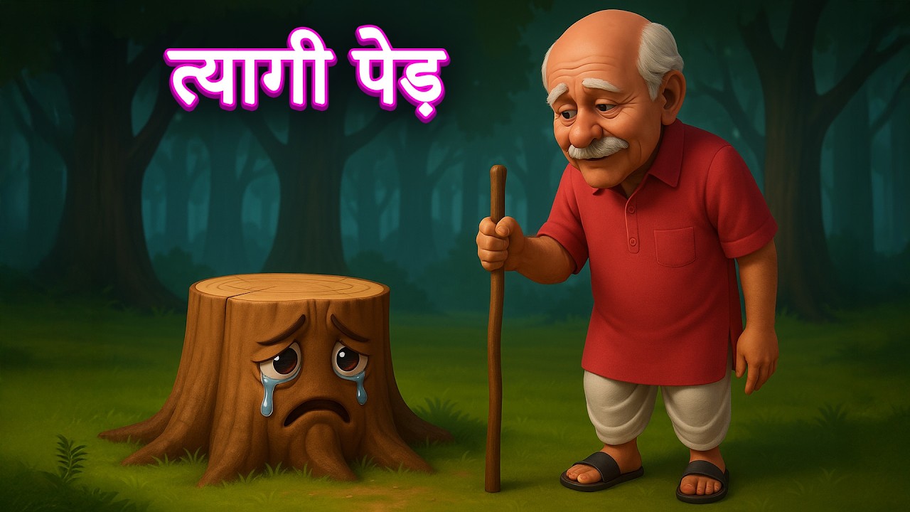 त्यागी पेड़ |TREE's SACRIFICE| Hindi Kahaniya for KIDS | R.K CARTOONS ...