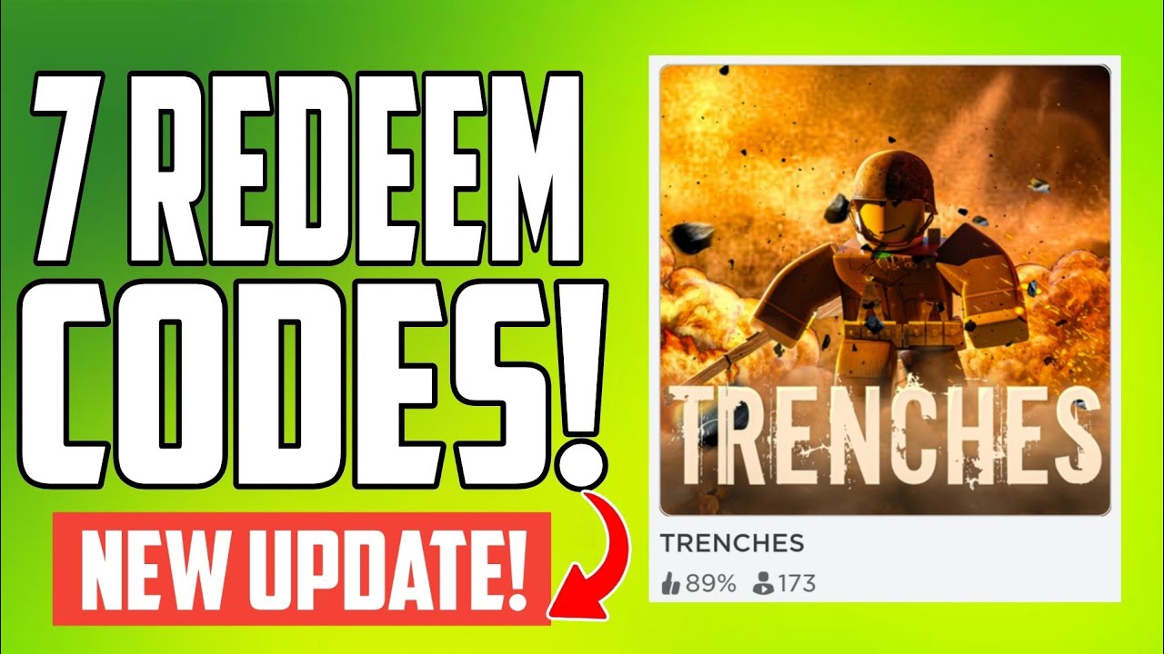 Trenches CODES 2024 - EVERY WORKING CODES | ALL ROBLOX CODES - YouTube