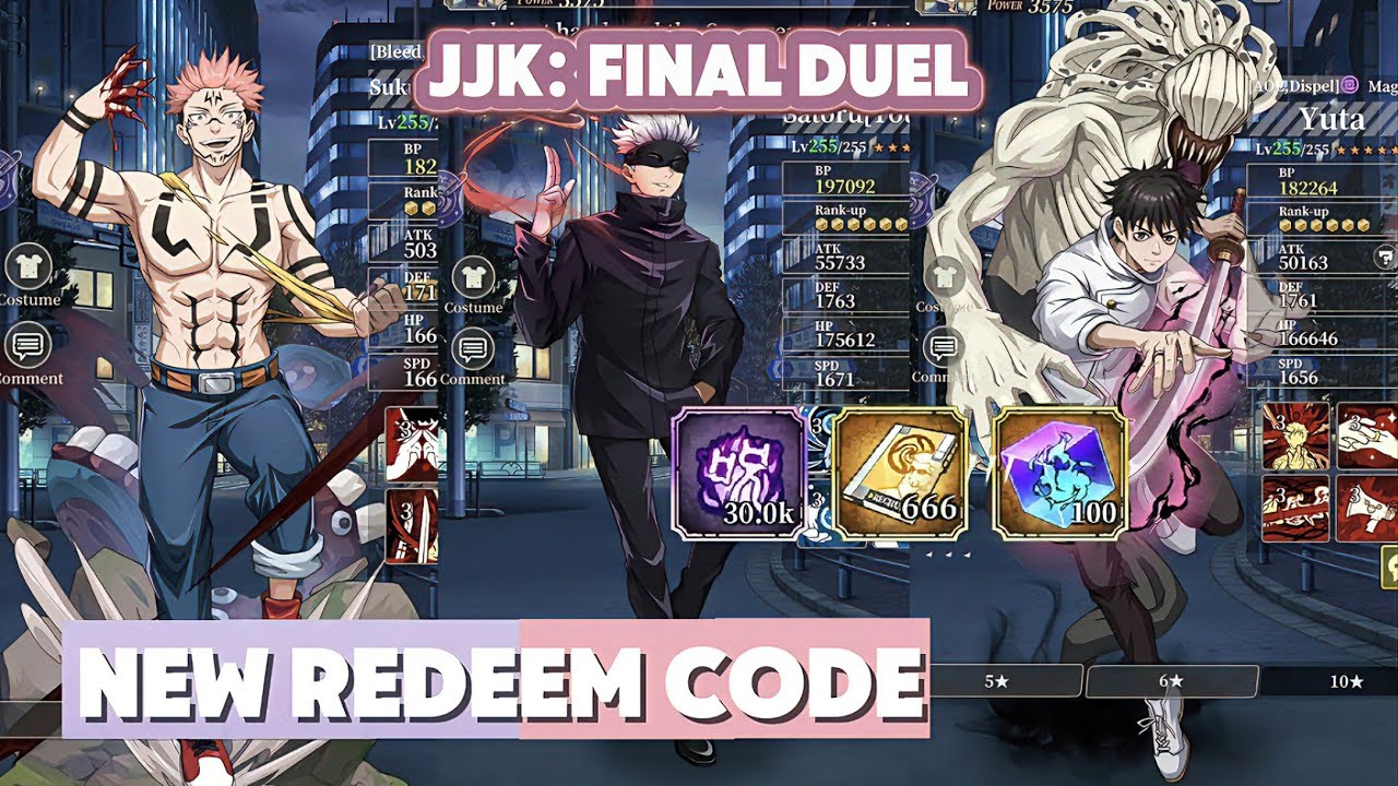 NEW REDEEM CODE - GET FREE GIFT SUMMON SCROLL - DOMAIN SHINJUKU SHOWDOWN (JUJUTSU KAISEN FINAL ...