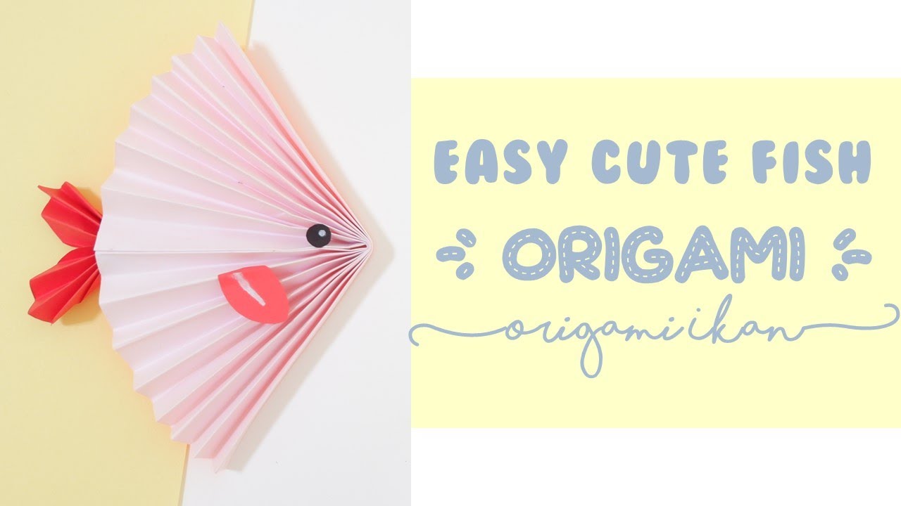 Origami Ikan Lucu | Easy Fish Origami - YouTube