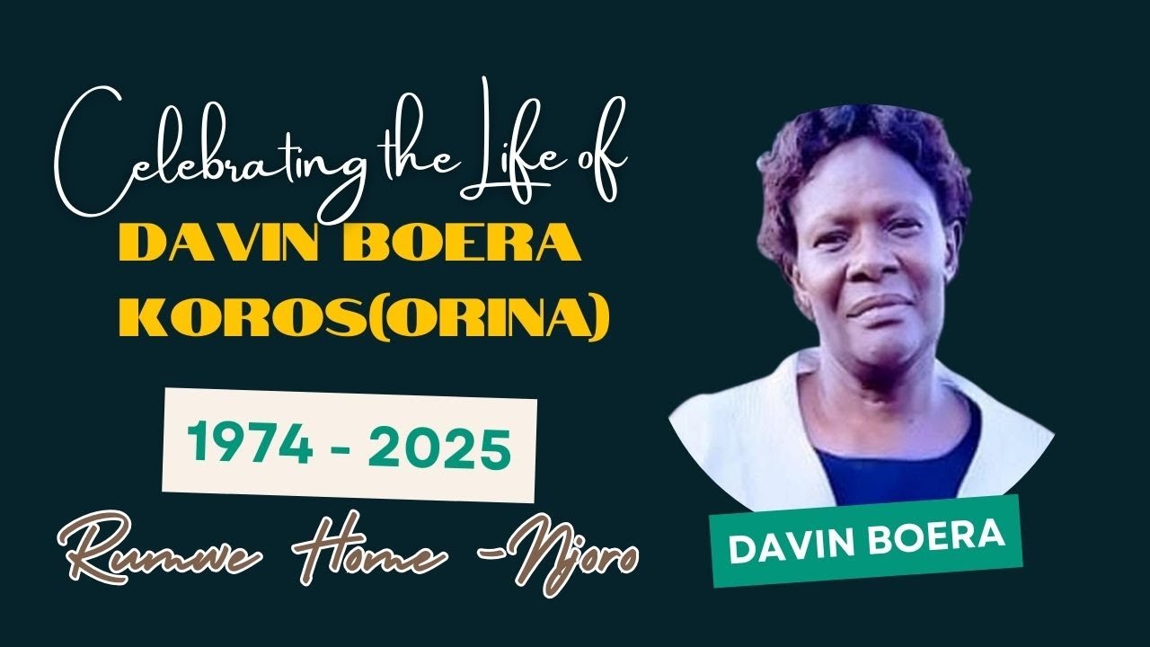 CELEBRATING THE LIFE OF DAVIN BOERA KOROS (ORINA) - 1974-2025 - YouTube