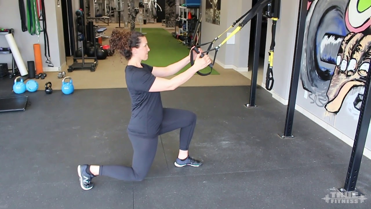 TRX Stationary Lunge - YouTube