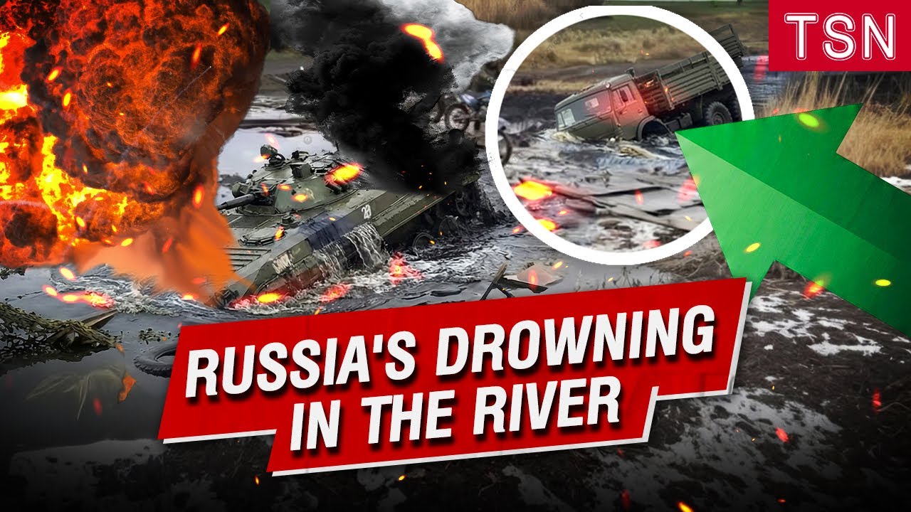 ONE WAY TICKET! RUSSIA’S RIVER CROSSING COLLAPSES: UKRAINE DESTROYS 35 ...