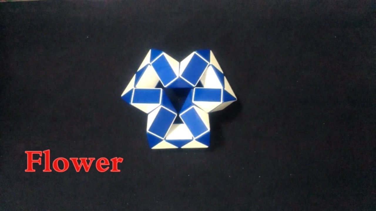 How To Make Flower With Rubik's Snake | Mr. ALFA - YouTube