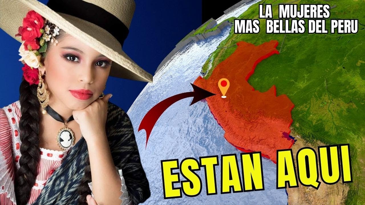 En este PUEBLO ESCONDIDO se ENCUENTRAN las Mujeres mas BELLAS del Peru ...