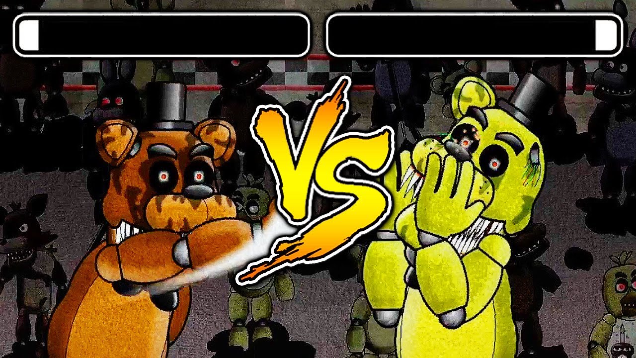 FREDDY VS GOLDEN FREDDY FIGHT! THE CLUTCHEST BATTLE EVER | Five Fights ...