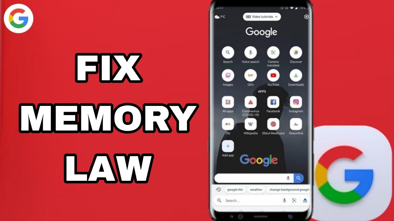 How To Fix And Solve Memory Law On Google App | Final Solution - YouTube