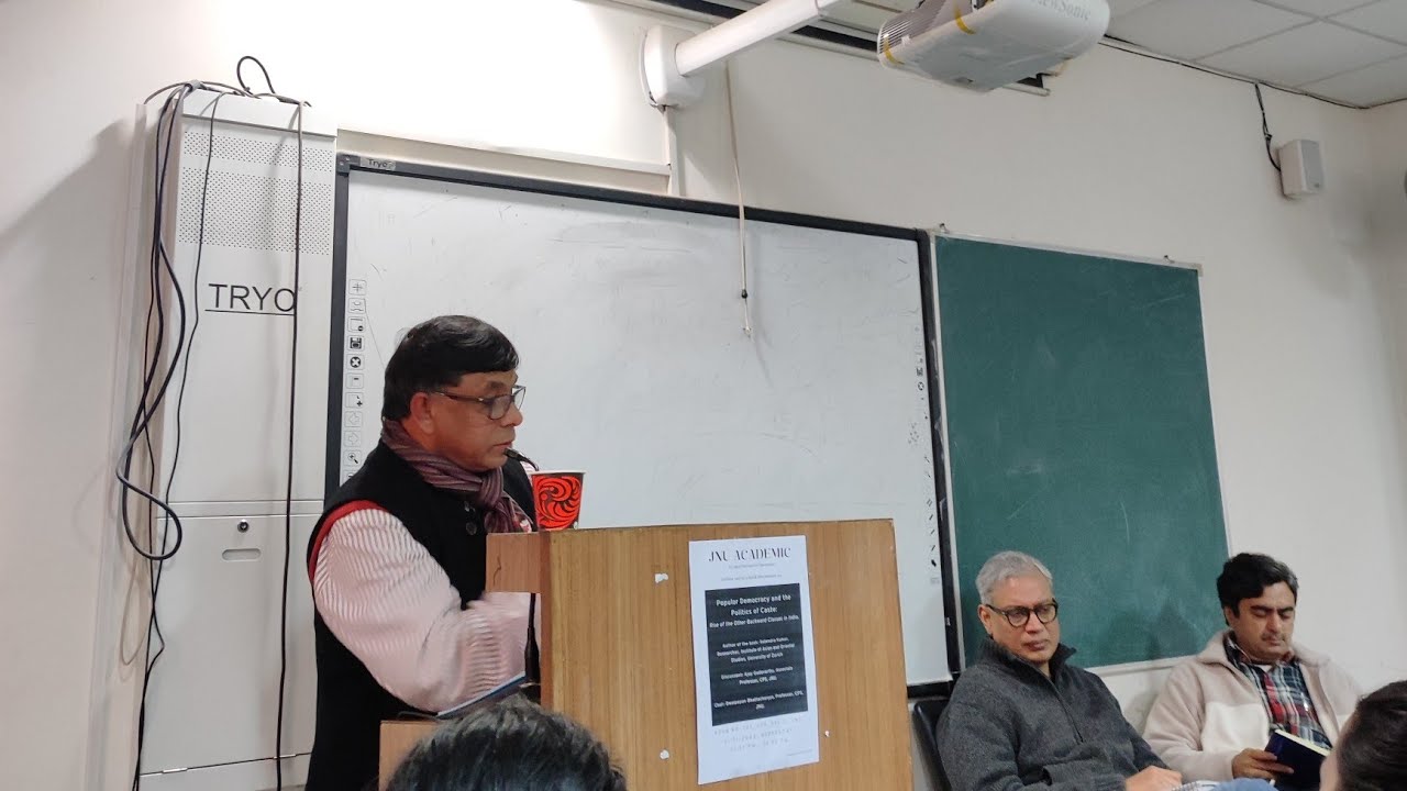 Author's Remarks | Dr. Satendra Kumar | JNU Academic - YouTube