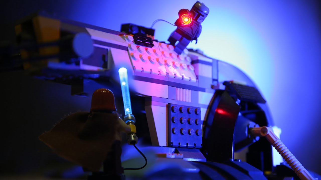 www liteupblock com LEGO LED Laser Blaster Studd Shooters Review - YouTube