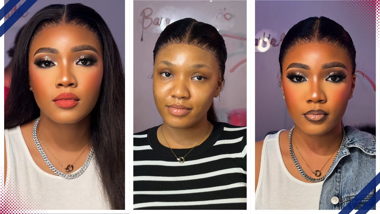 ONE MAKEUP , (TWO LOOKS) LEARN HOW TO DO THIS SIMPLE LUXURY MAKEUP(FULL ...