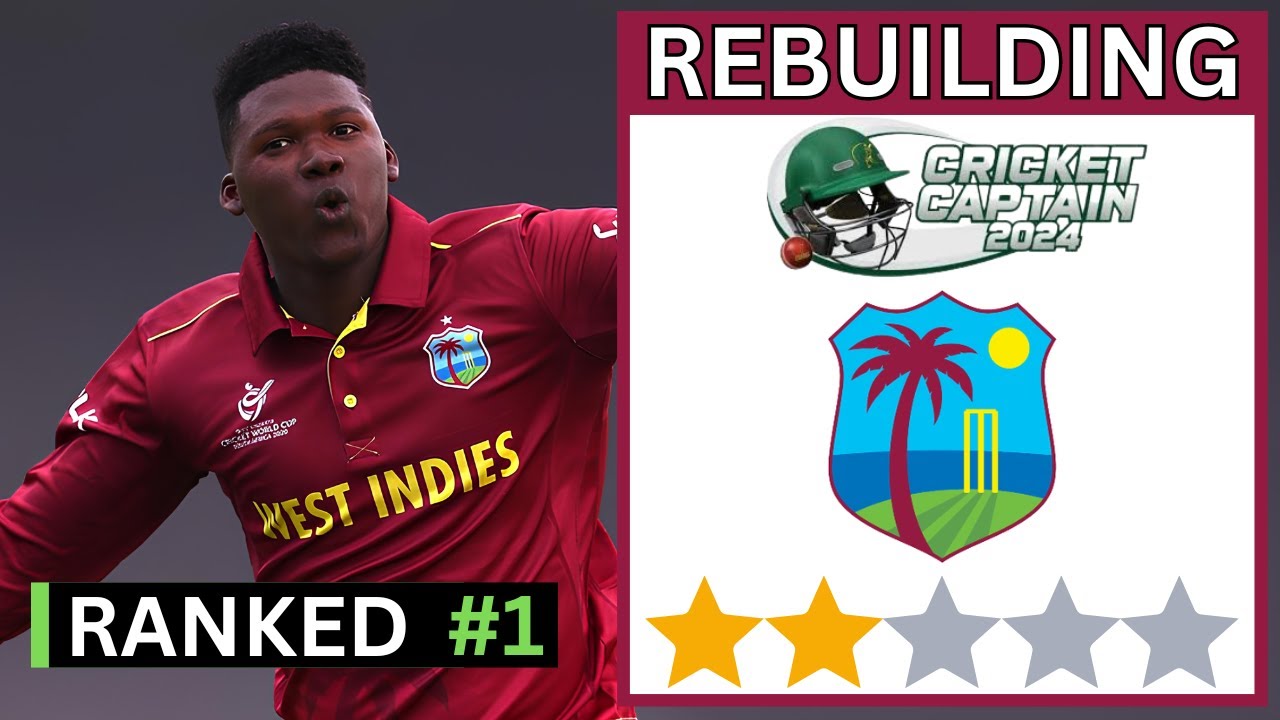 World Number 1 | West Indies Cricket Captain 2024 ep 5 - YouTube