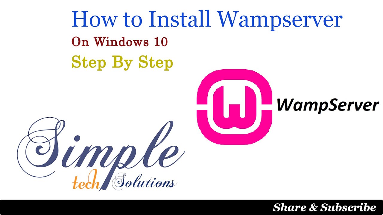 How to install Wamp server on windows 10 Step by Step: Wamp server ...