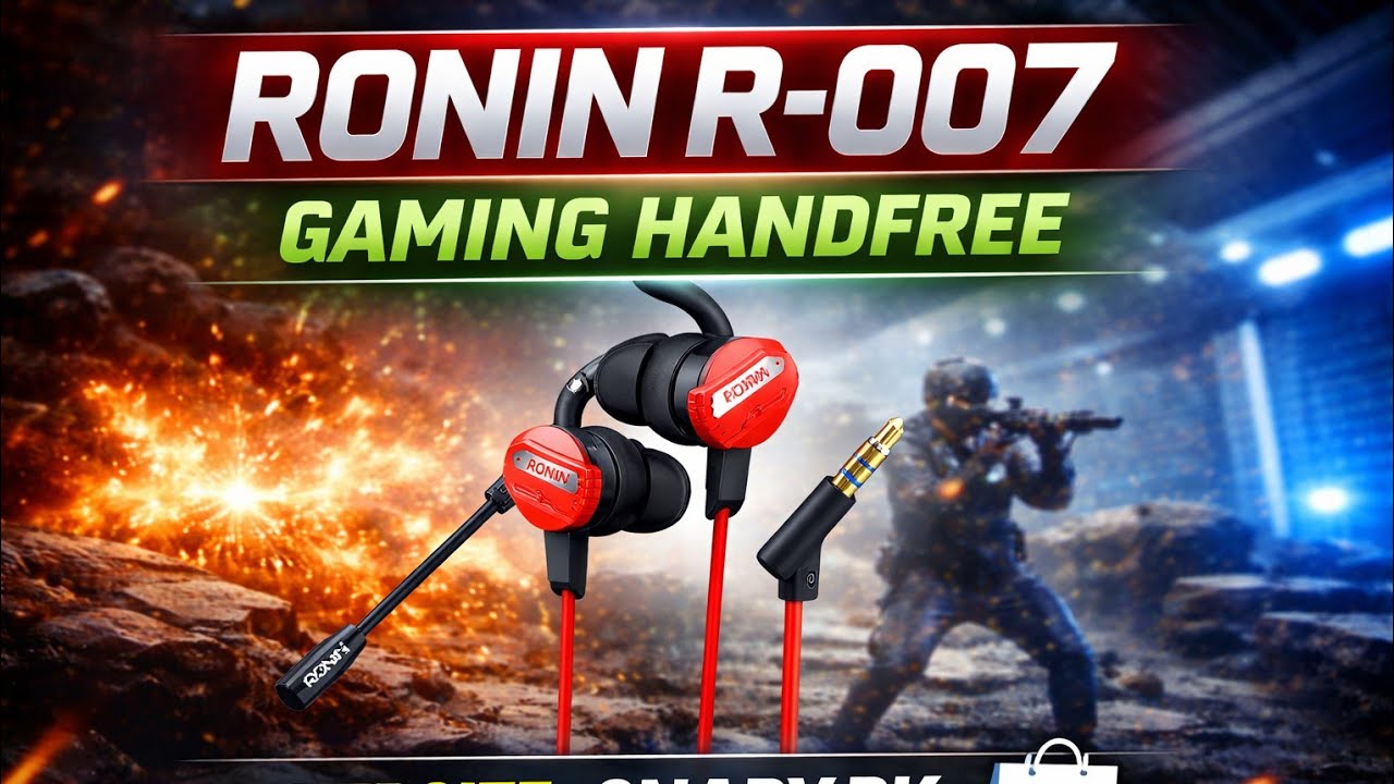 Ronin R-007 Review: Best Gaming Handsfree for PUBG Mobile in Pakistan ...