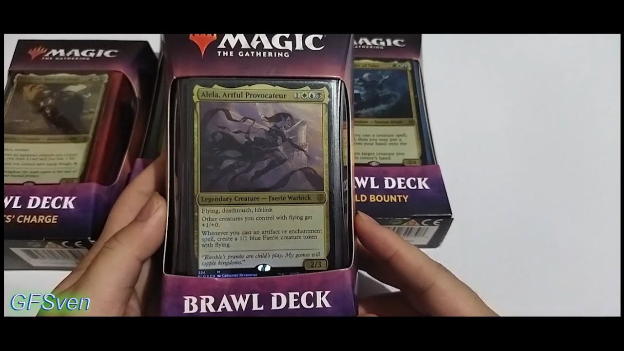 Unboxing MTG Brawl Deck Faerie Schemes Alela, Artful Provocateur ...