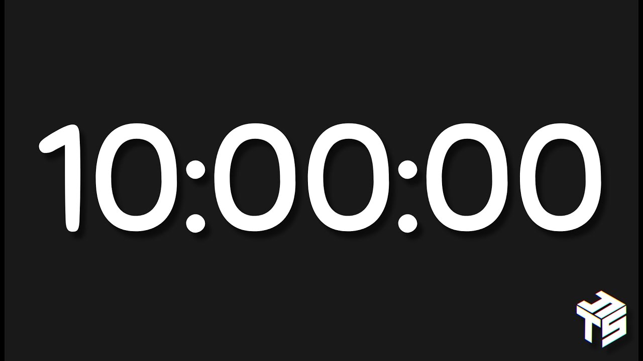10 Hour Countdown Timer & Alarm - 1080p - COUNTDOWN - YouTube