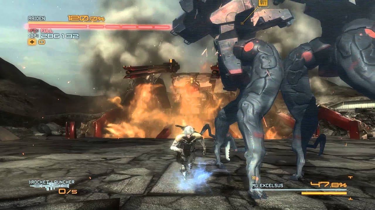 METAL GEAR RISING REVENGEANCE. EXCELSUS FIGHT. - YouTube