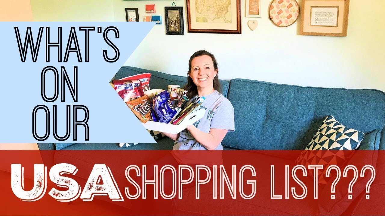 WHAT'S ON OUR USA SHOPPING LIST?? - What We Love to buy in the USA ...