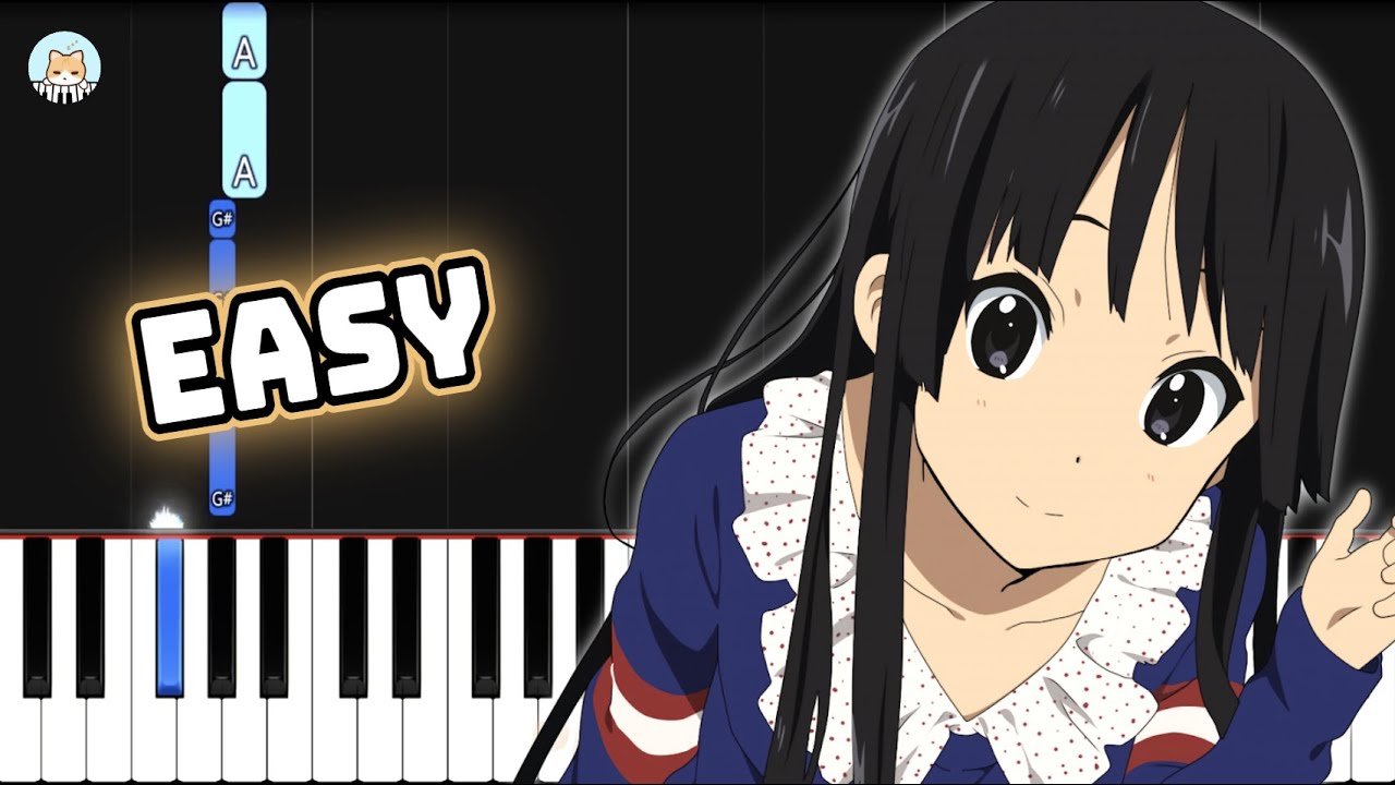 [full] K-ON! - "Fude Pen Boru Pen" - EASY Piano Tutorial & Sheet Music ...
