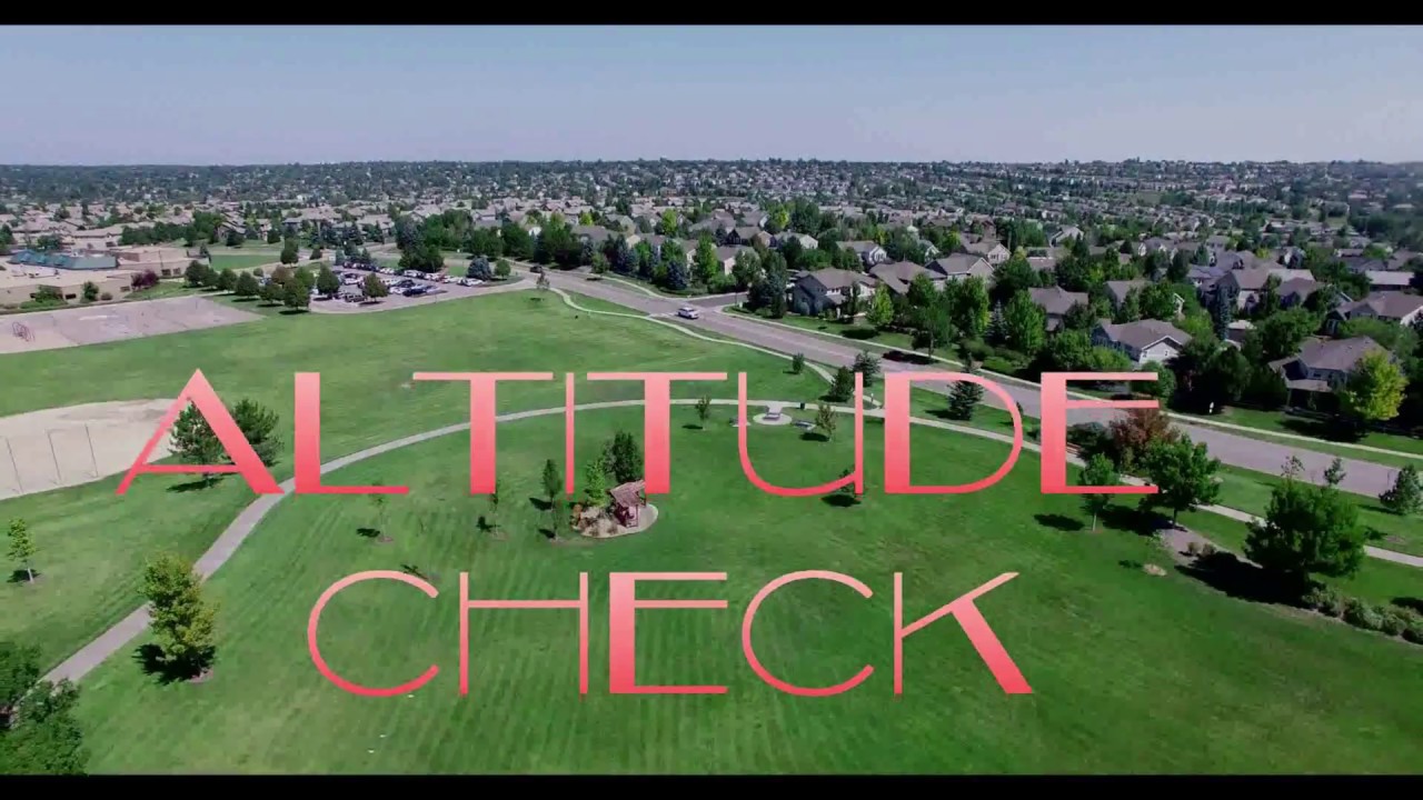 Altitude Check in 4k - YouTube
