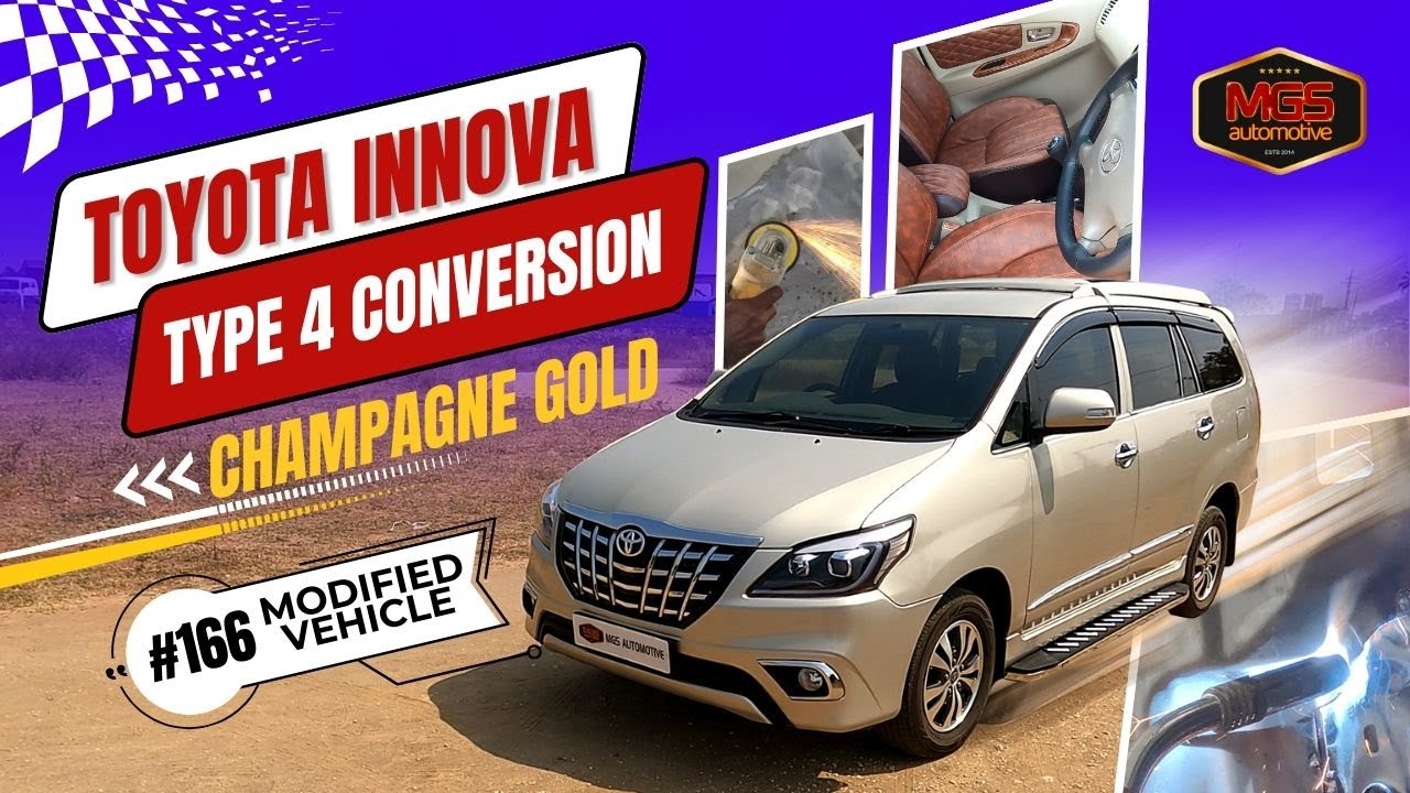 166th Toyota Innova Type 1 to Type 4 Conversion | Modification ...