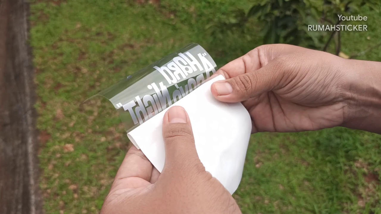 🔥TRIK MEMBUKA STICKER CUTTING AGAR TIDAK MENEMPEL PADA KERTAS ...