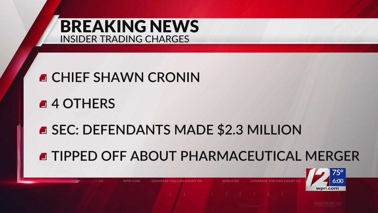 Dighton police chief, 4 others charged in unlawful trading scheme - YouTube