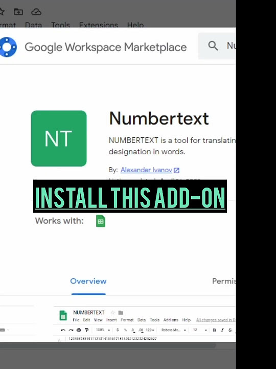 Convert Numbers To Words In GOOGLE SHEET #excel #google #googlesheets #exceltrick #exceltutorial ...