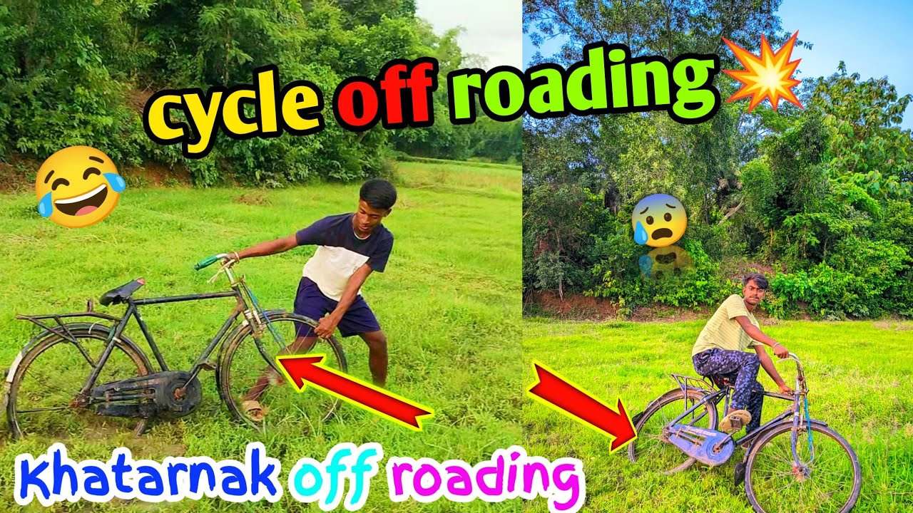 cycle off roading💥|| Khatarnak off roading 😂? - YouTube