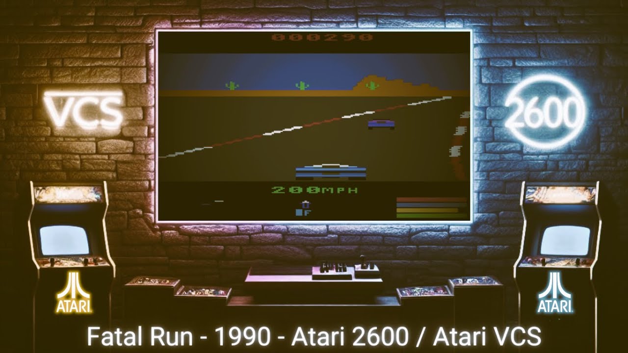 Fatal Run - 1990 - Atari 2600 ( Atari VCS ) - YouTube