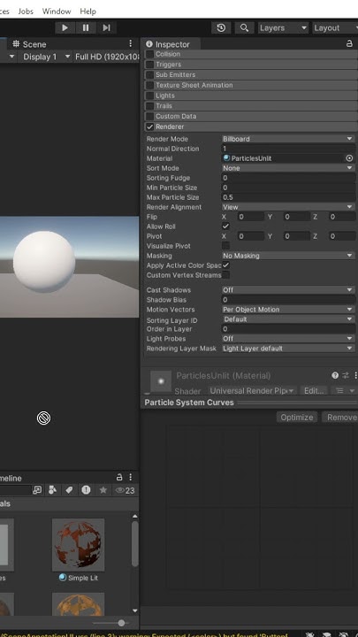 Episodio #6 .Aprendiendo cada shader de #Unity Urp en menos de un minuto. Particle Shader # ...