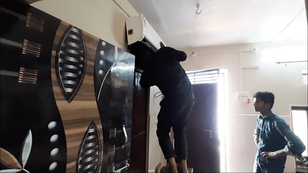 Finally AC Lag Gaya 😀 - YouTube