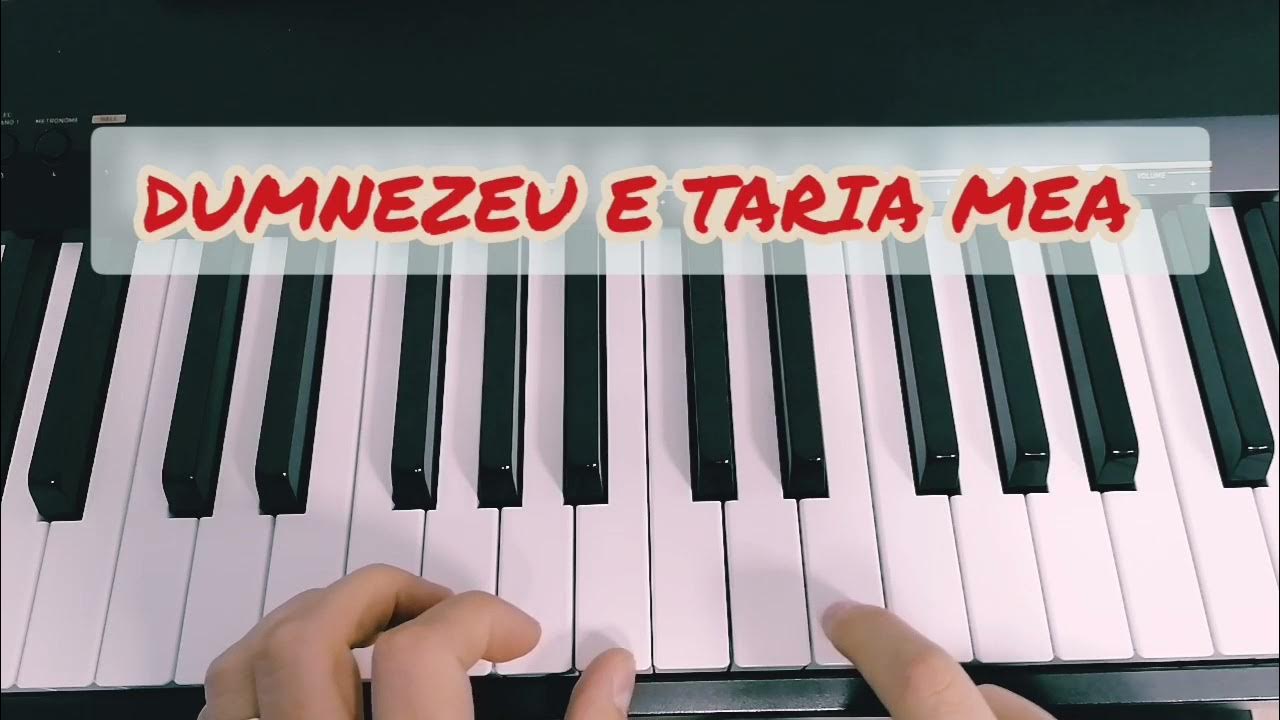 Dumnezeu e taria mea |PIANO TUTORIAL Cristian Chifan cu un deget la Pian - YouTube