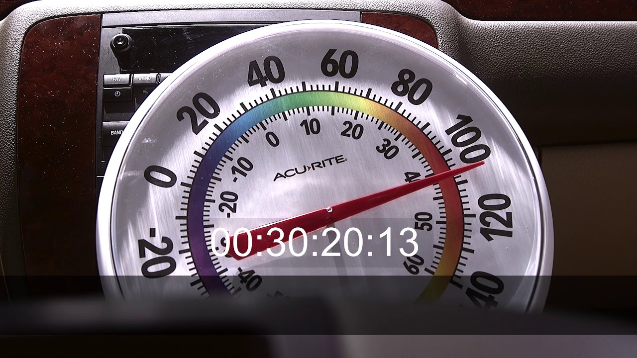 Hot car warning: timelapse video shows temperature quickly rising to ...
