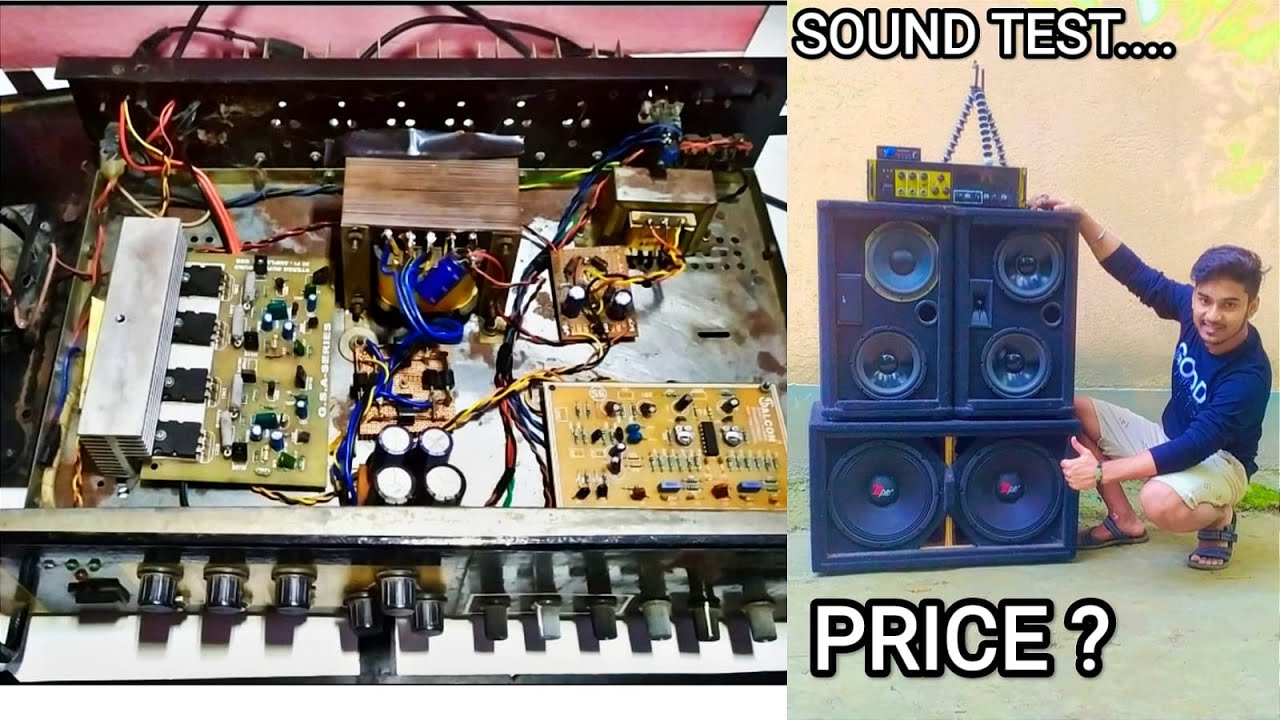 My full Setup Video || 2.Top and 1.Dual Bass || With 200.Watt amplifier ...