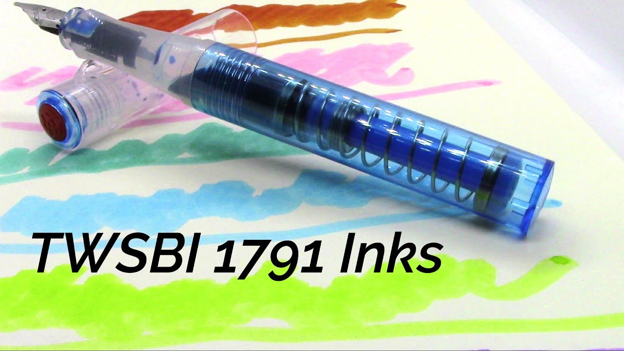 TWSBI 1791 Inks / Ink Review - YouTube