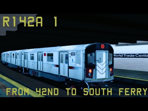 OpenBVE: R142A 1 Train from Times Square to South Ferry - YouTube