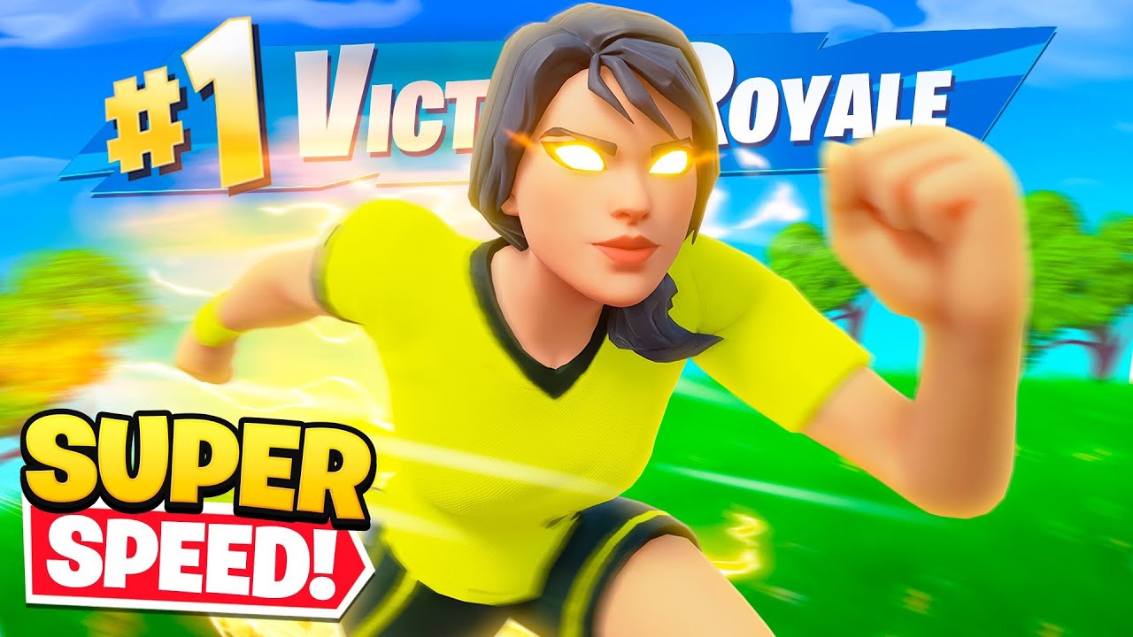MAXIMUM SPEED in Fortnite - YouTube