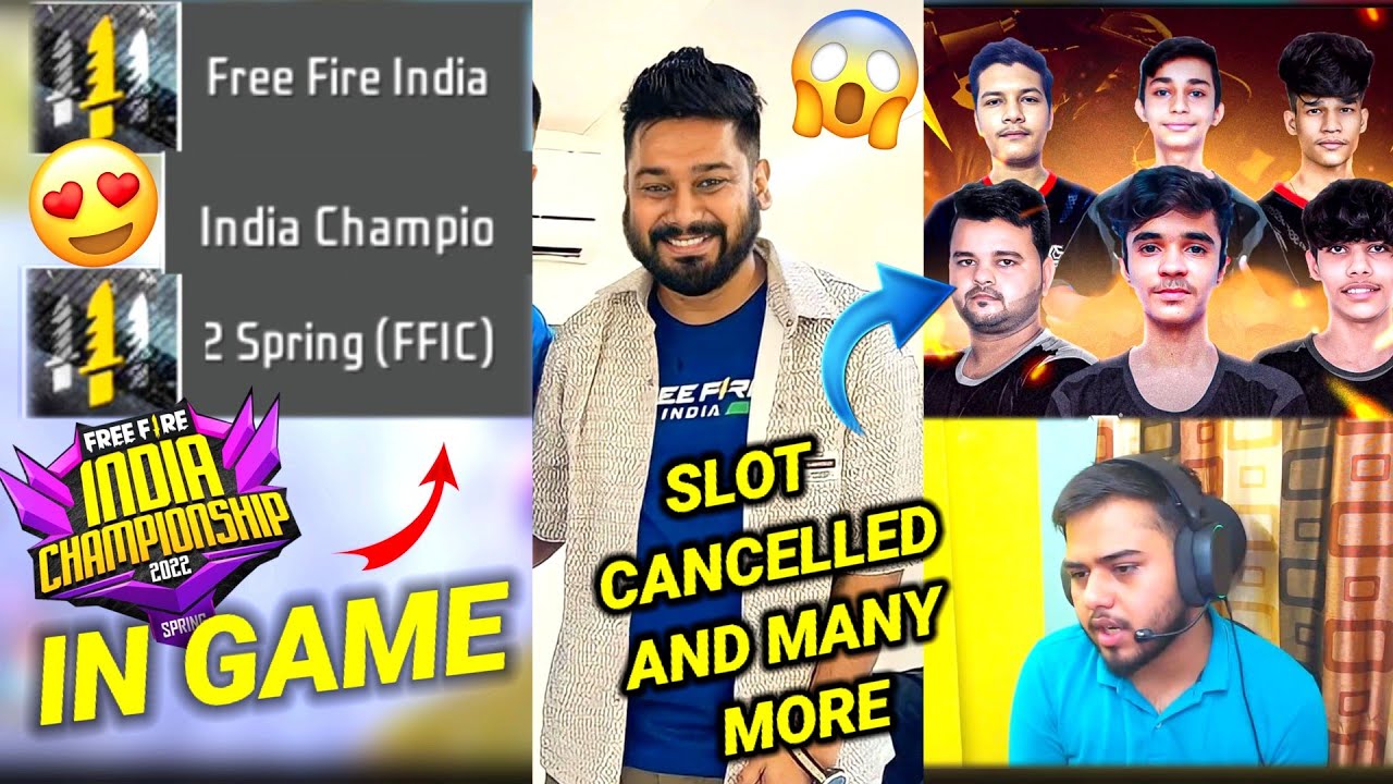 FFIC IS FINALLY HERE? 😳 | TEAM HIND SLOT CANCELLED | FREE FIRE ESPORTS ...