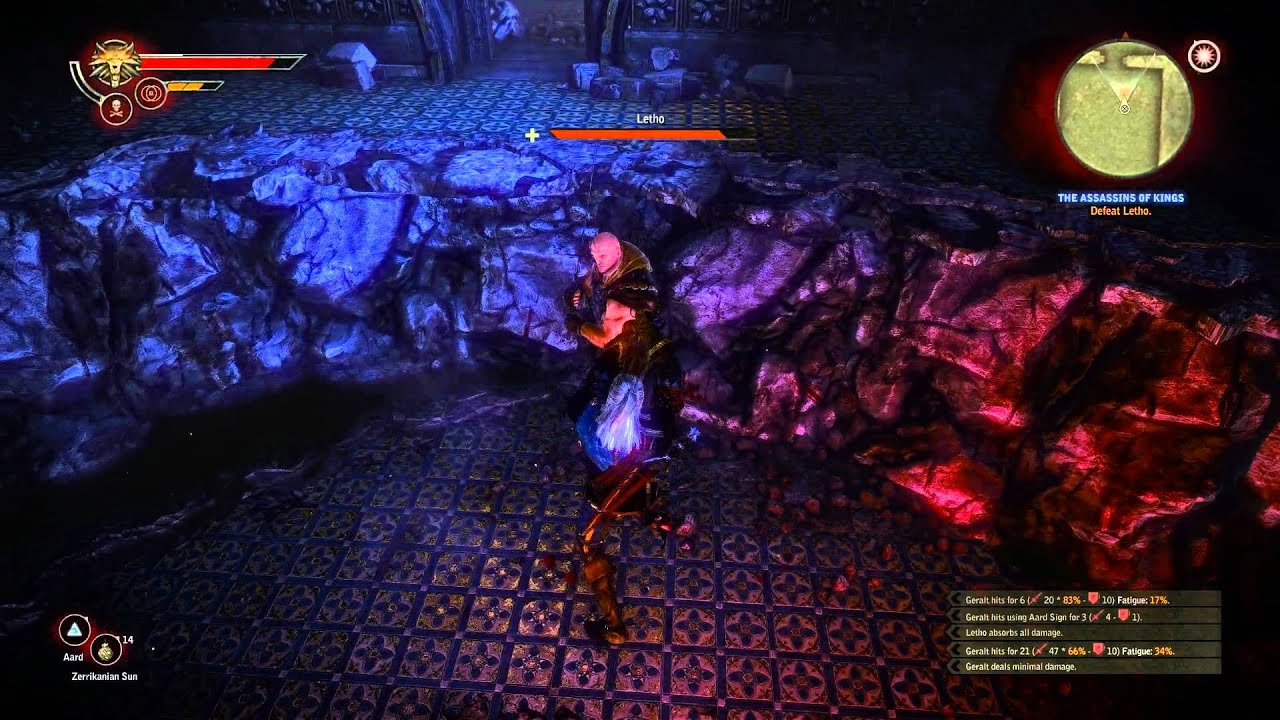 How to Win the Letho Boss Fight - The Witcher 2 Tutorial [HD] [1080p ...