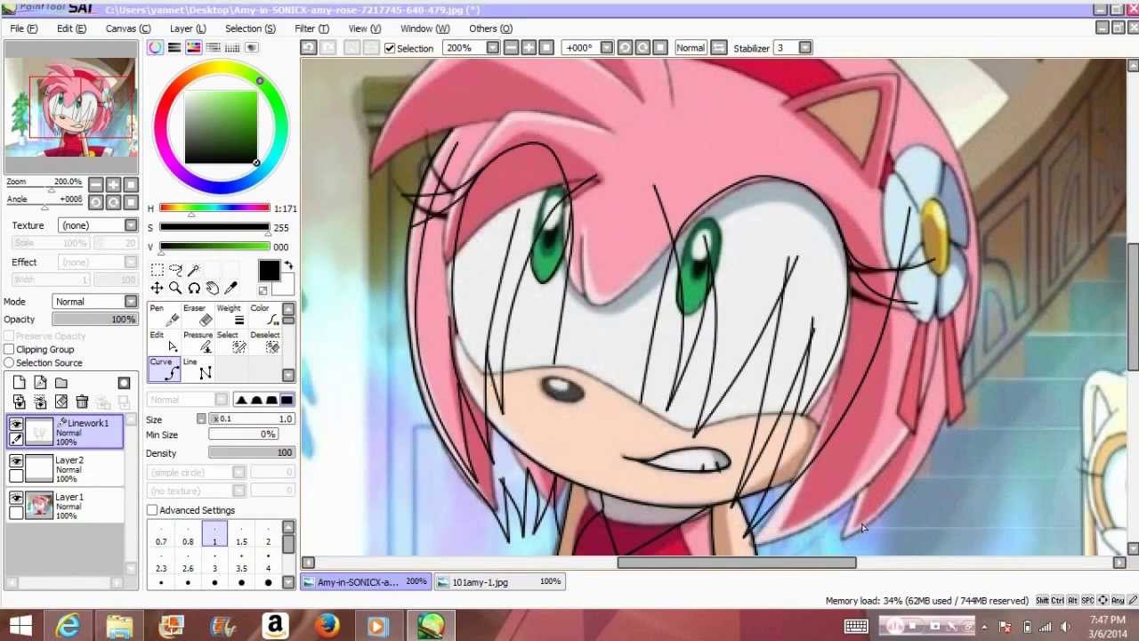 Recolor amy tou shouta kisa - YouTube