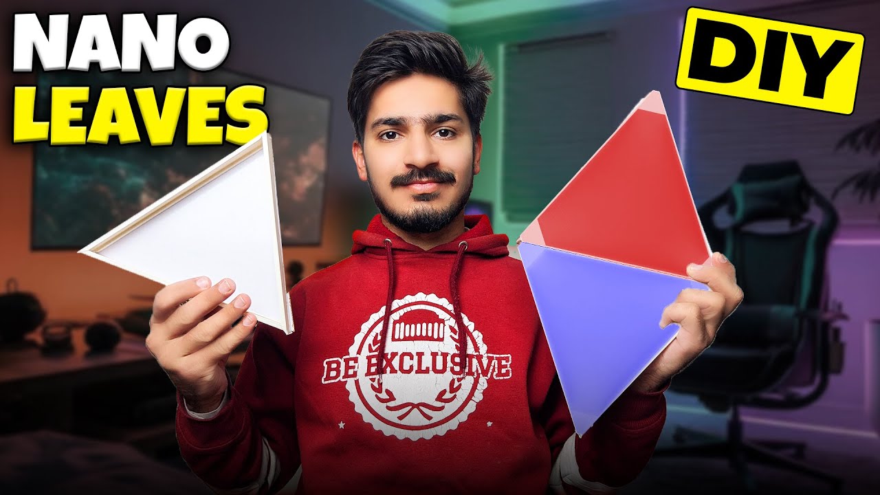 Nano Leaves Ready for Gaming room - YouTube