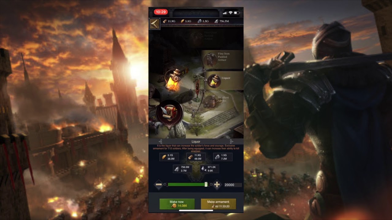 Clash Of Kings Armaments Complete Guide - YouTube