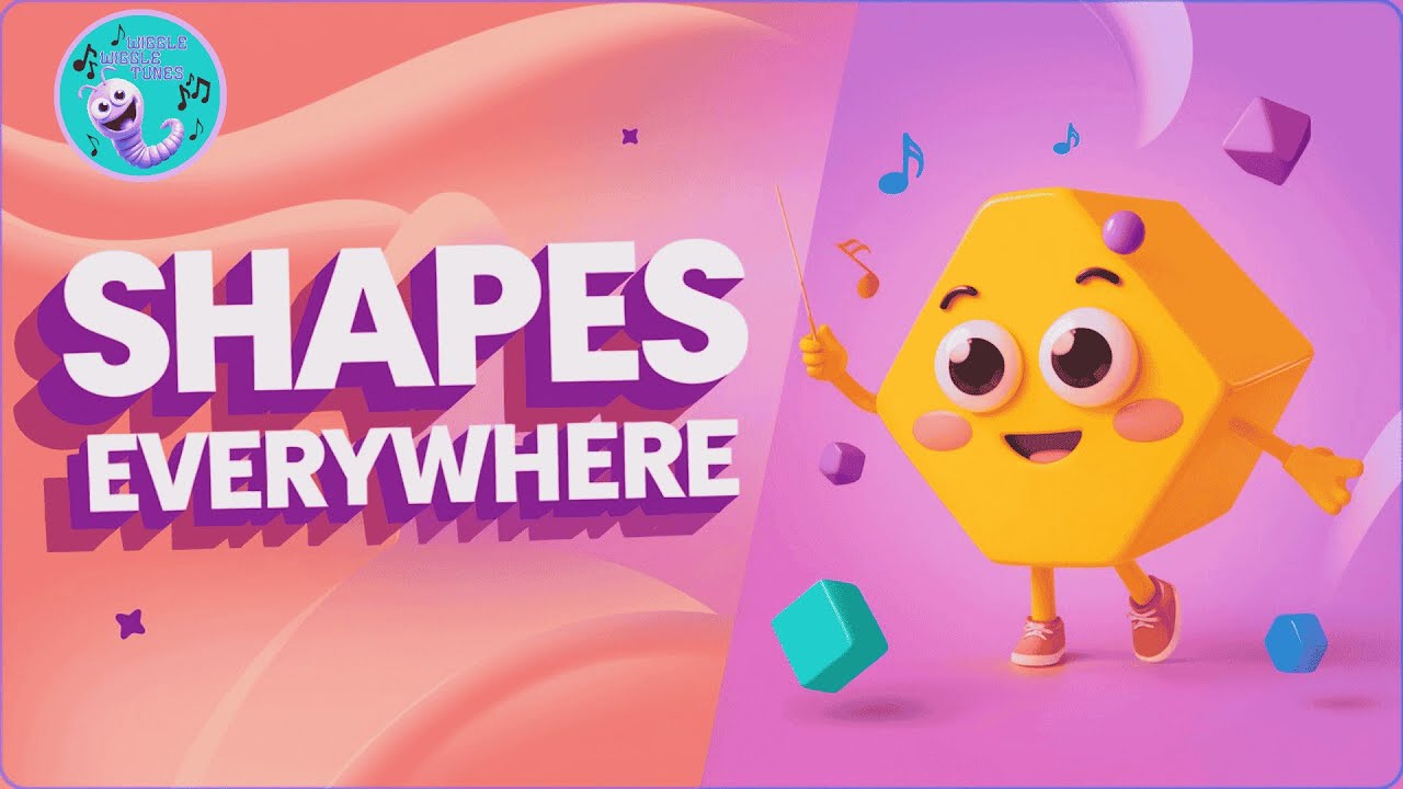 🟦 🔴 Shapes Everywhere: Learn & Sing with Wiggle Wiggle Tunes! - YouTube