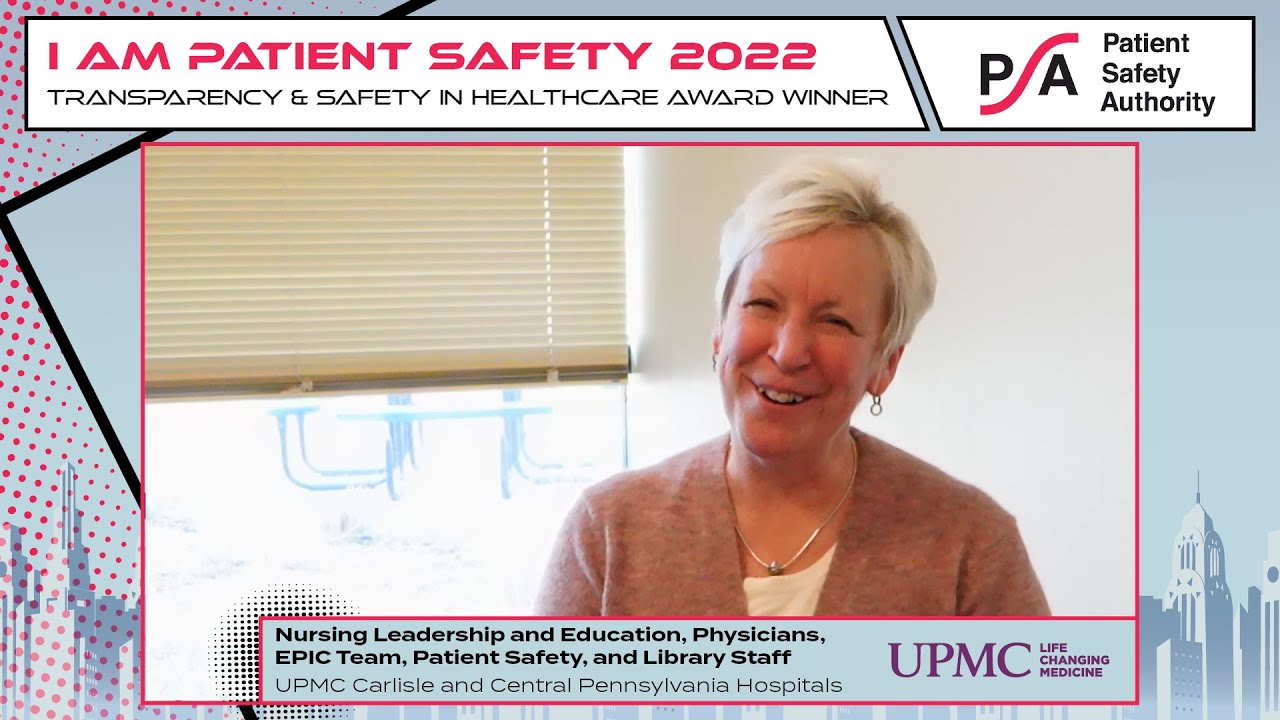 I AM Patient Safety 2022 Transparency and Safety in Healthcare Award ...