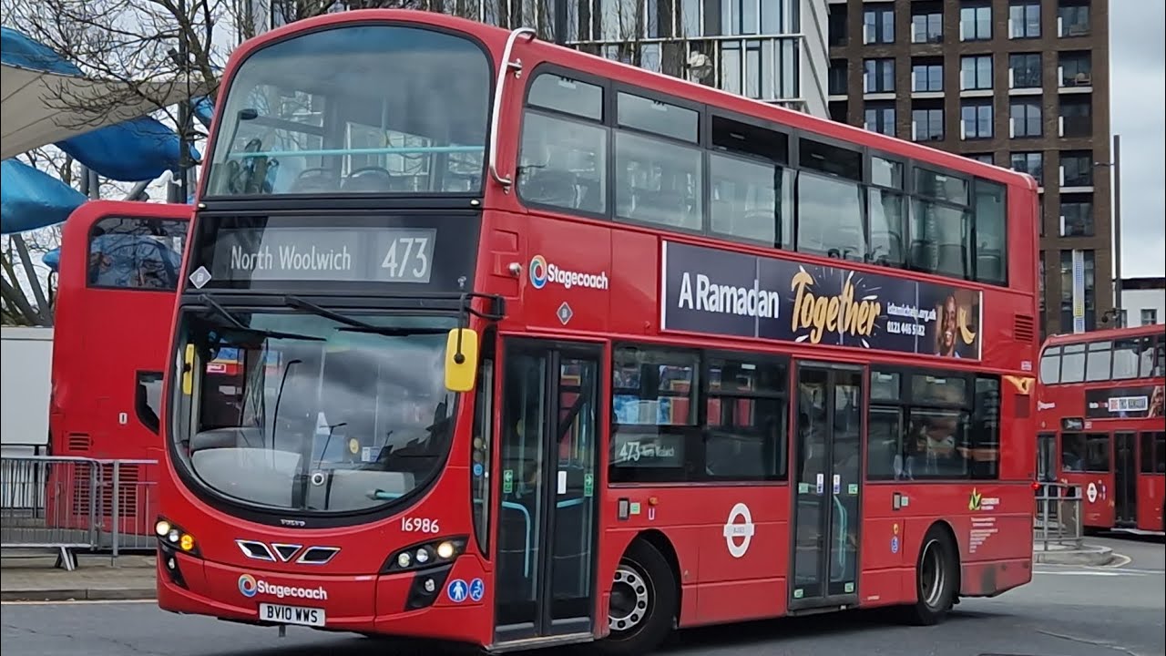 LAST DAY AT SLN | Stagecoach London 16986 BV10WWS Bus Route 473 | Volvo ...