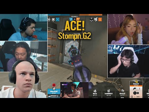 STREAMERS REACT TO STOMPN 1V5 ACE! | Siege X