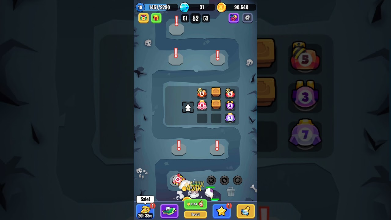 Merge Tower Defense LVL 52 - YouTube