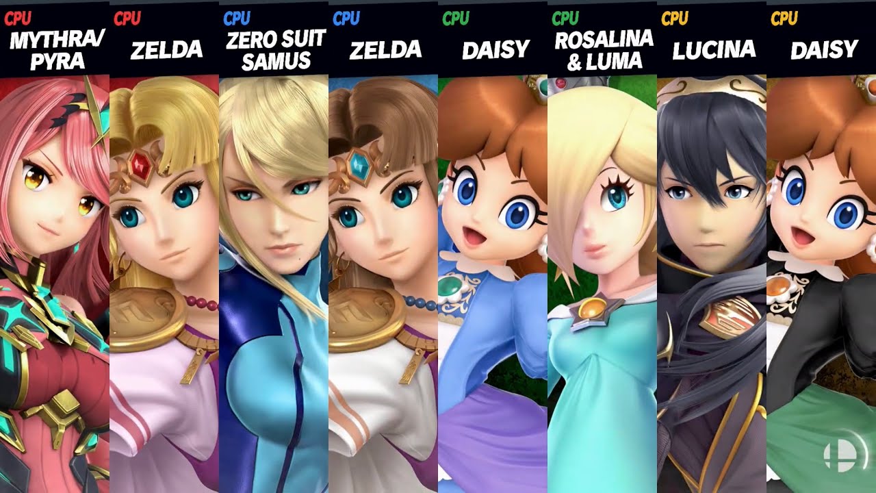 Super Smash Bros. Ultimate - Disney Princess Team ups - YouTube