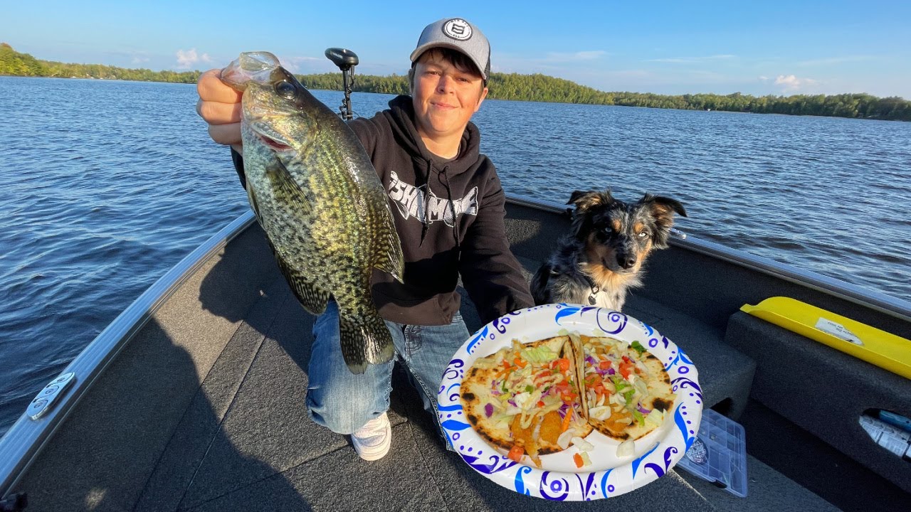 Crappie Fishing Catch And Cook! (Crappie Taco's) - YouTube
